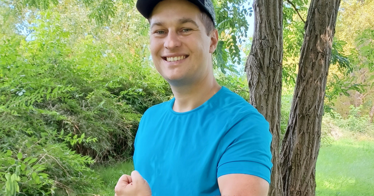 Trener Mariusz Majewski w Zdrofit